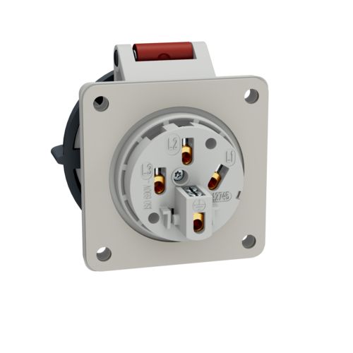 Panel mounted socket 2123A
