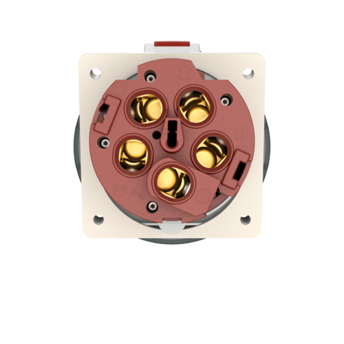 Panel mounted socket 216A