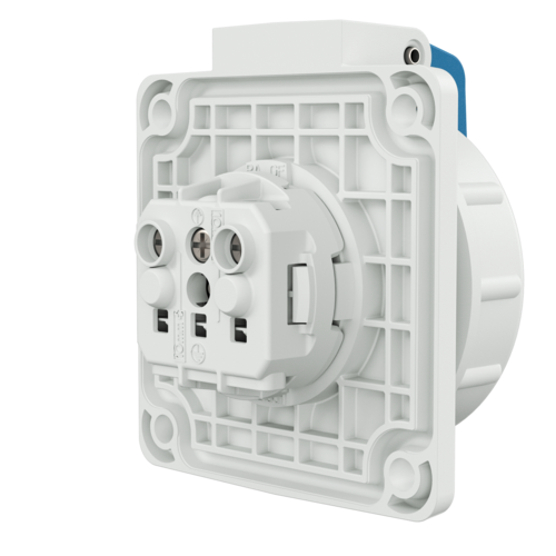 Panel mounted socket SCHUKO® 17006
