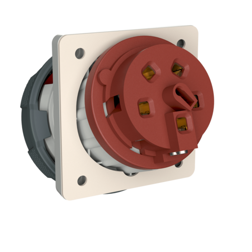 Panel mounted socket 209A