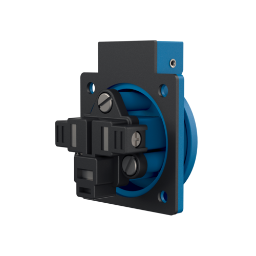 Grounding type panel mounted socket 10087